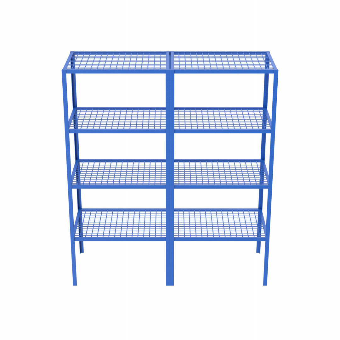 Warehouse Rack Blue 3D Model - TurboSquid 2305647
