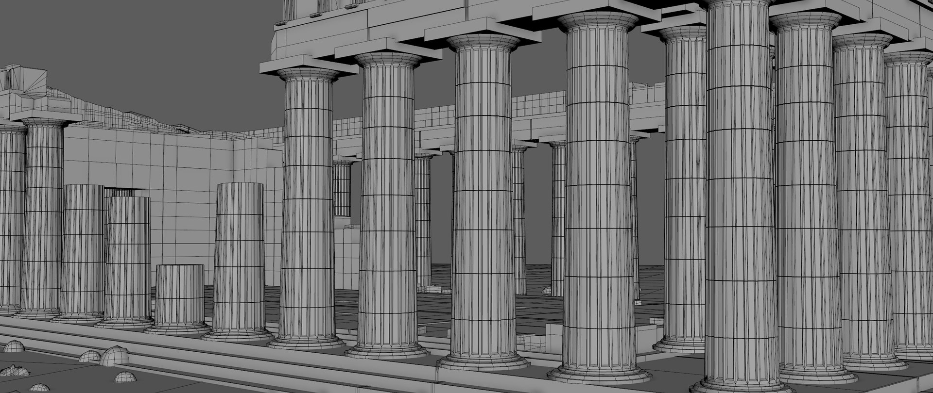 Historic Parthenon Temple Building 3D Model - TurboSquid 1310334