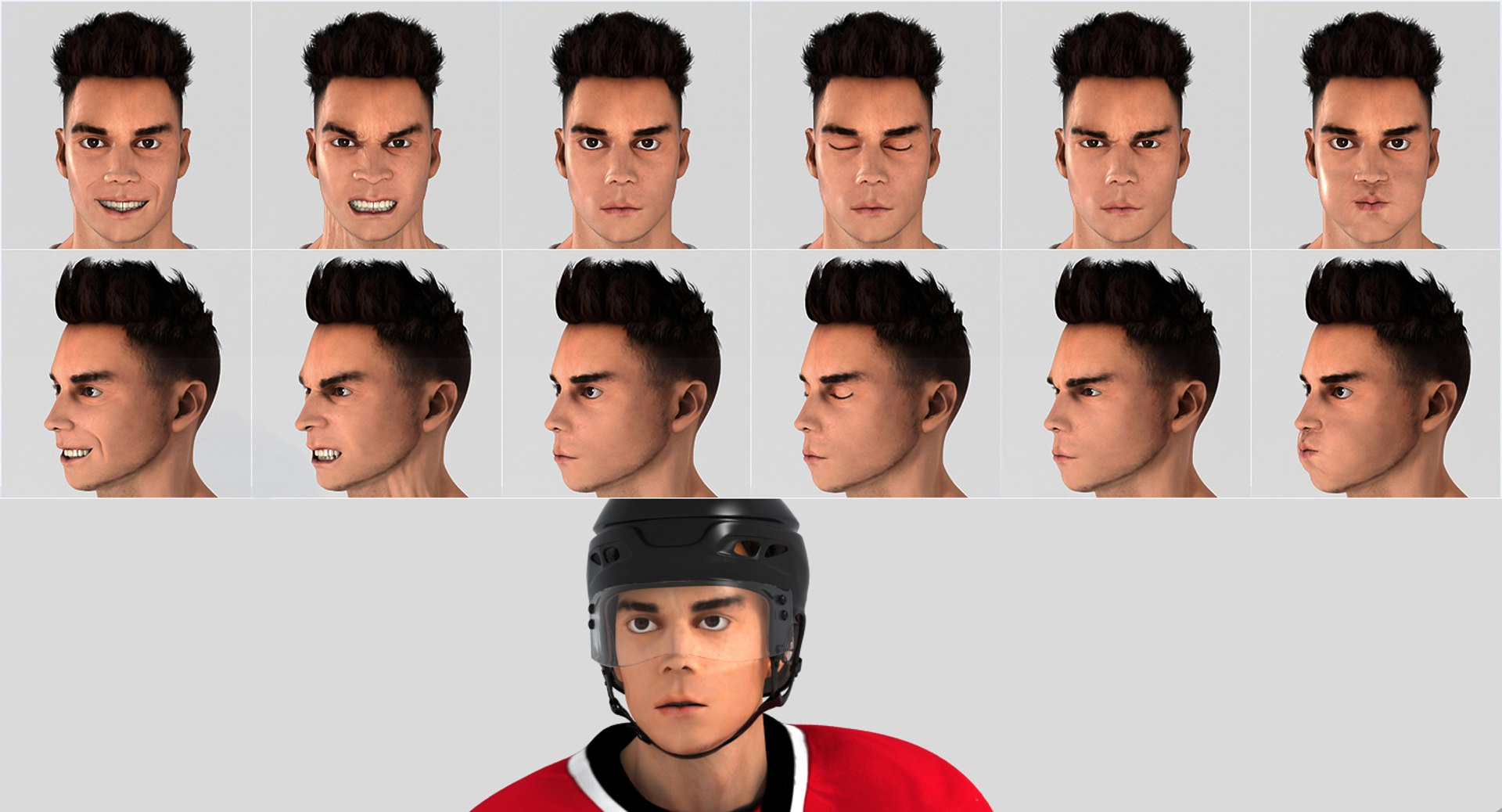 Hockey Model - TurboSquid 1310845
