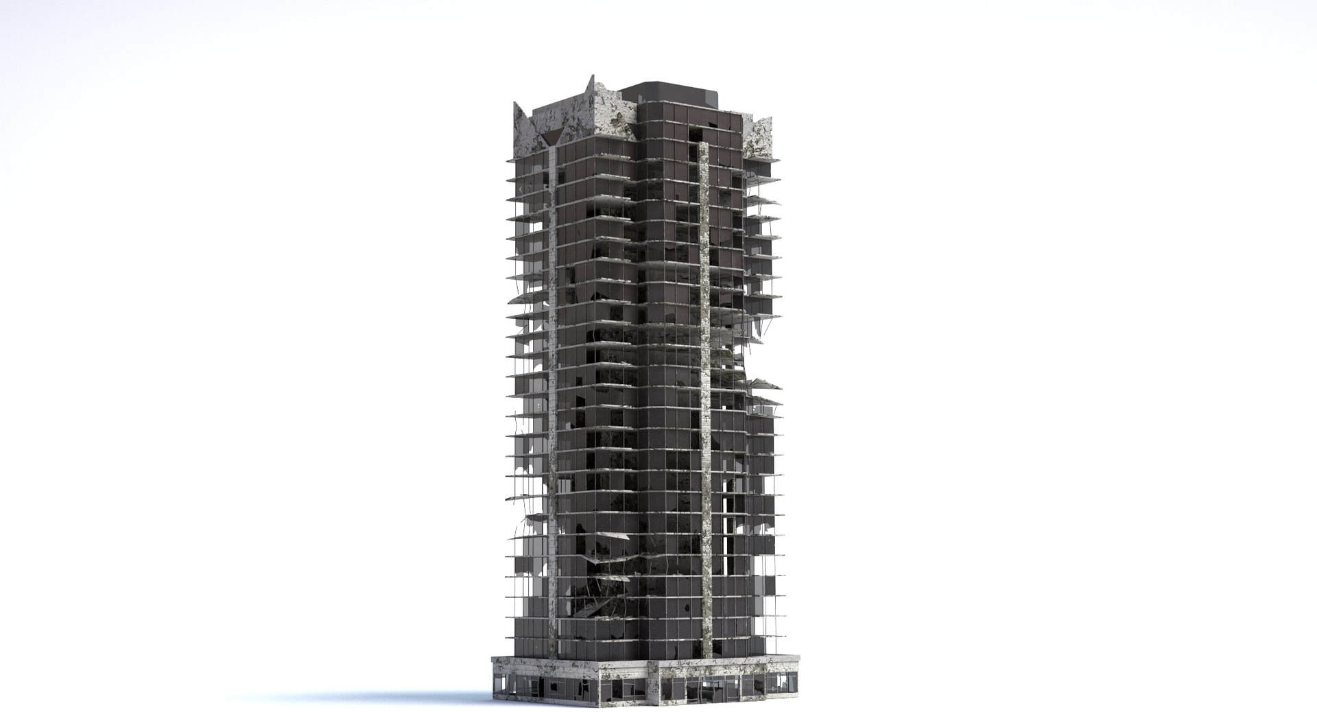 Max Destroyed Glass Building