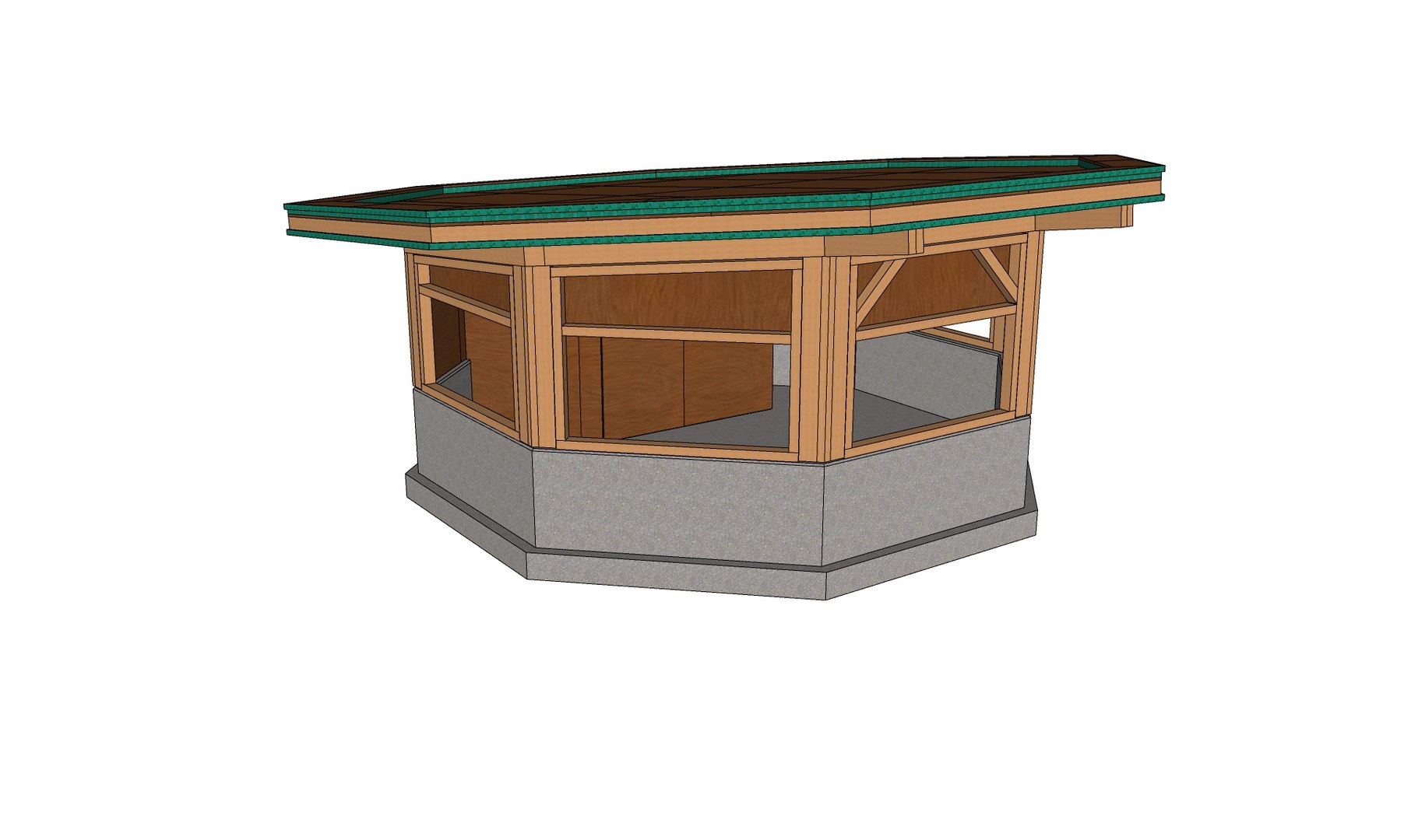 Observation hut 3D model - TurboSquid 1288219