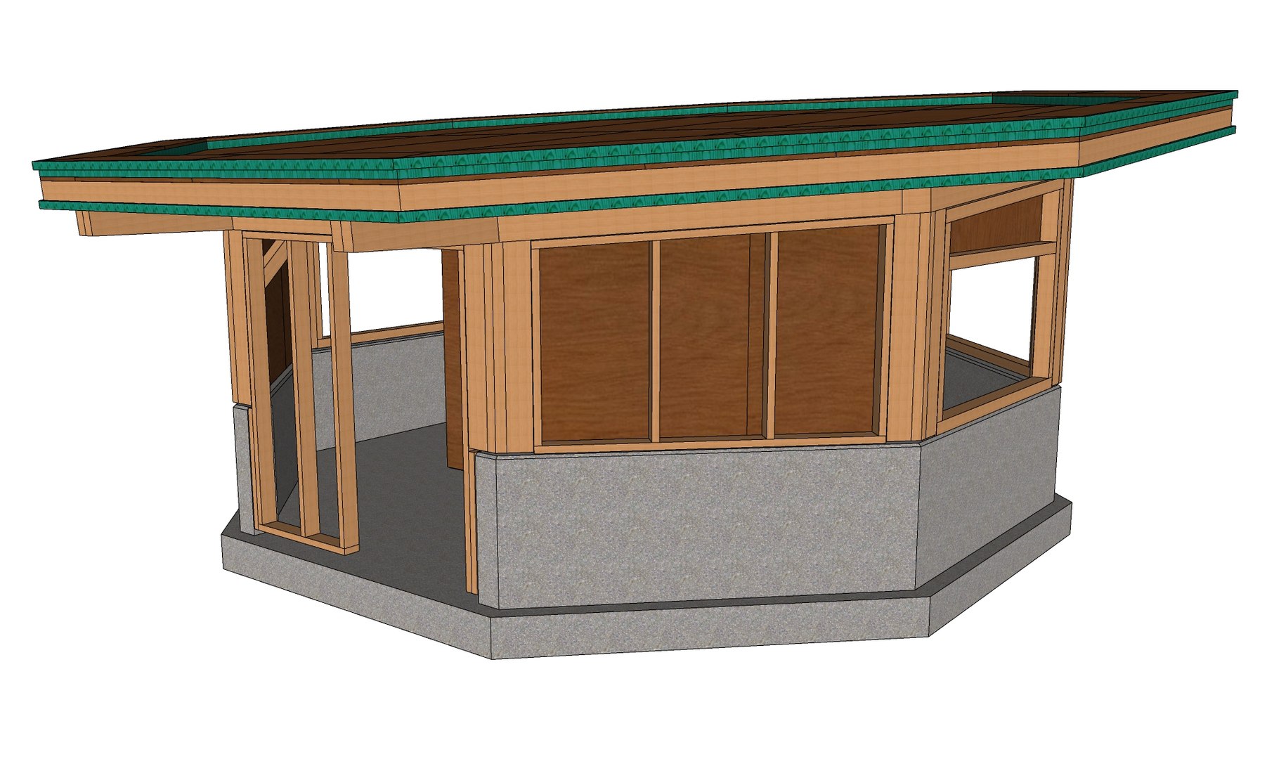 Observation hut 3D model - TurboSquid 1288219
