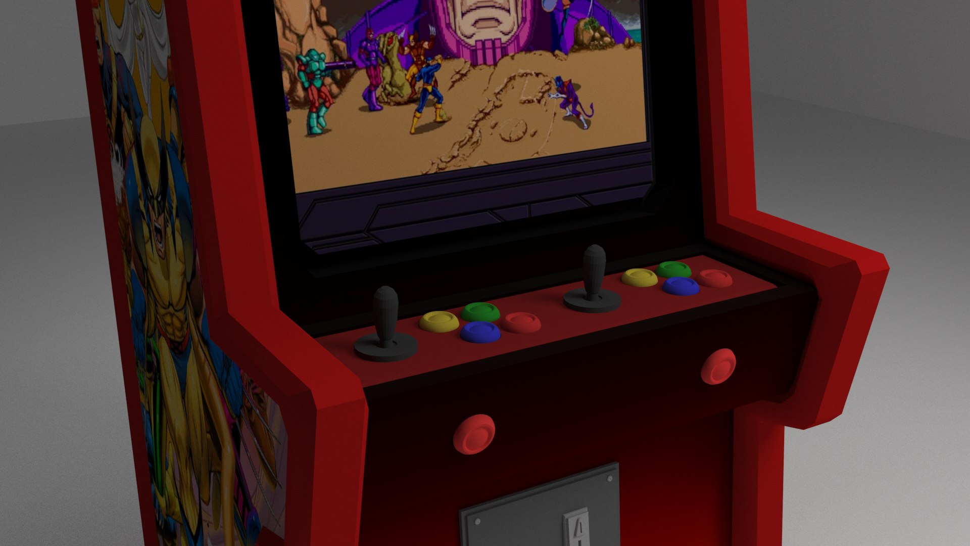 3D Retro Game Console - TurboSquid 1862613