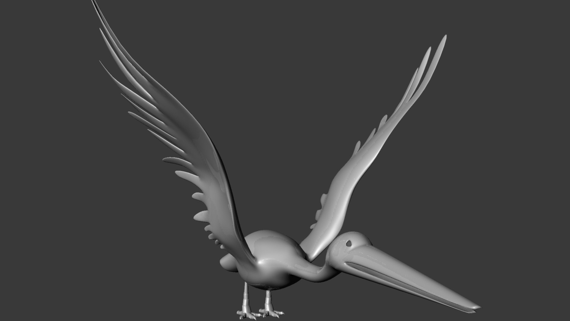 3d Model Bird