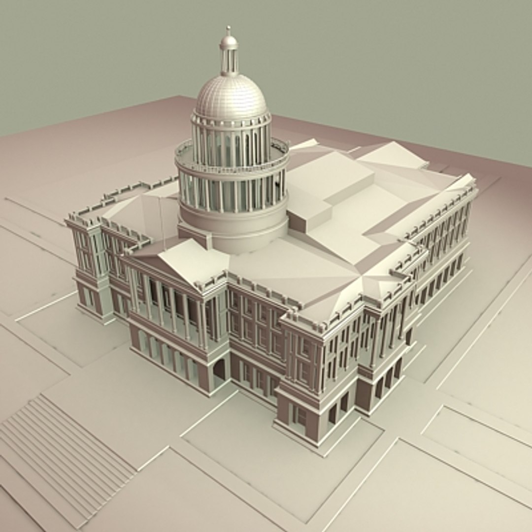 California Capitol Building 3d Max