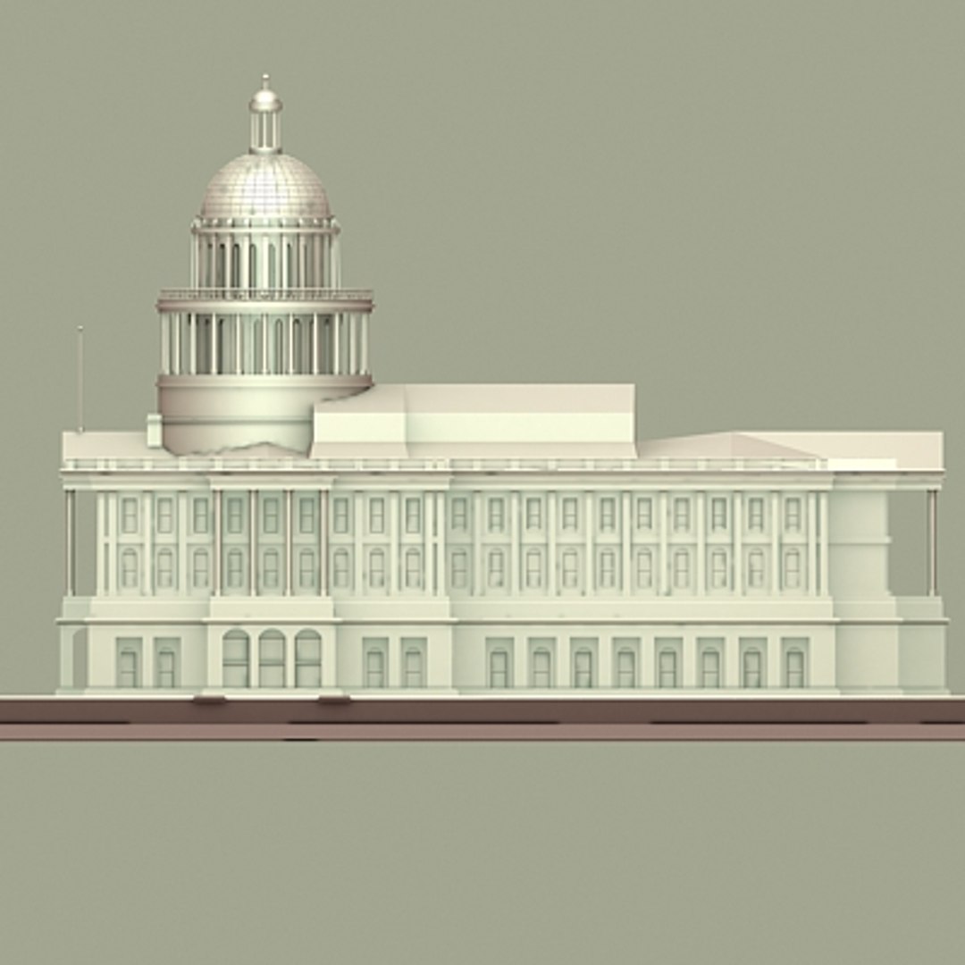 California Capitol Building 3d Max