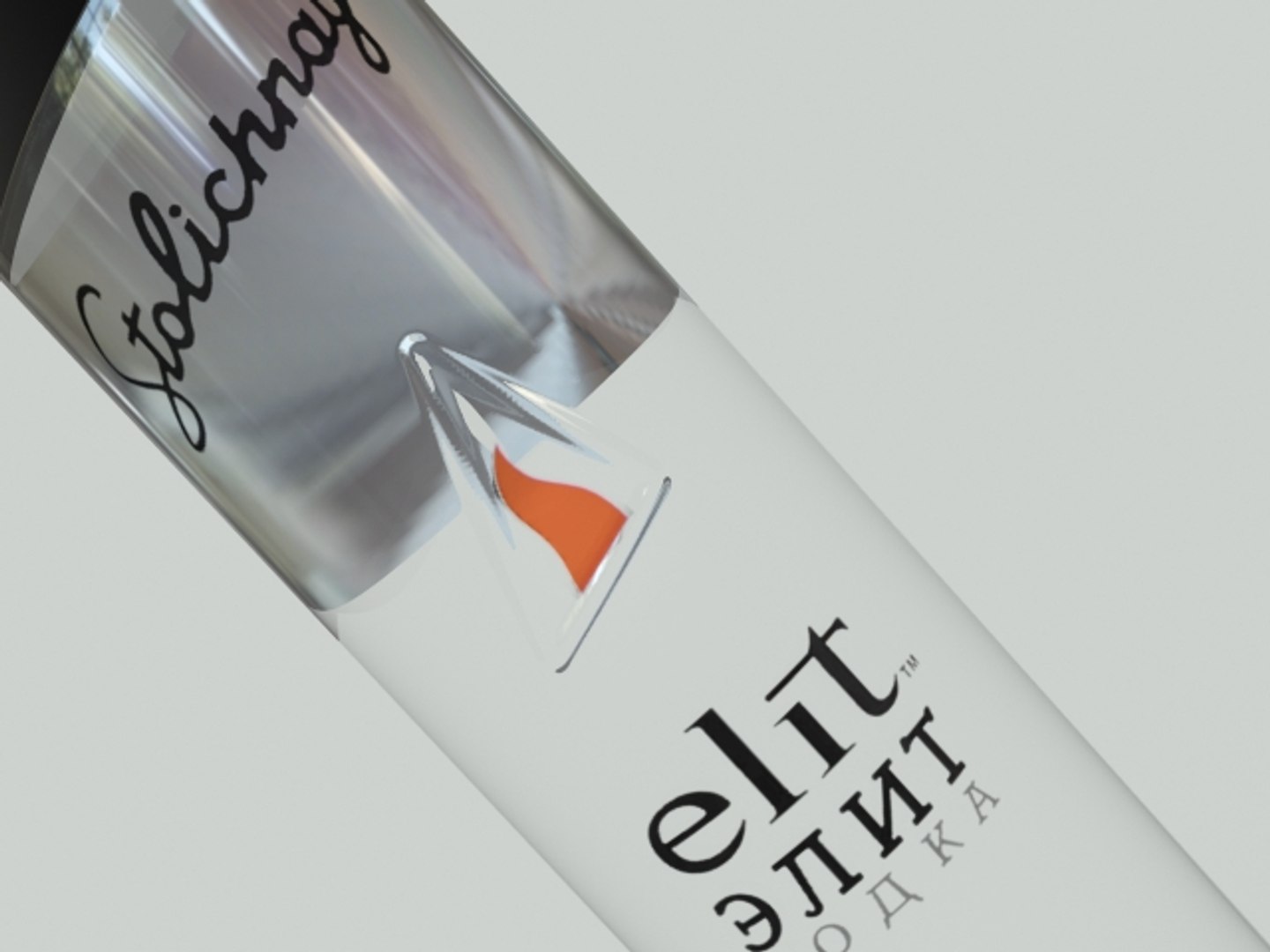 Max Stolichnaya Elit Vodka Bottle