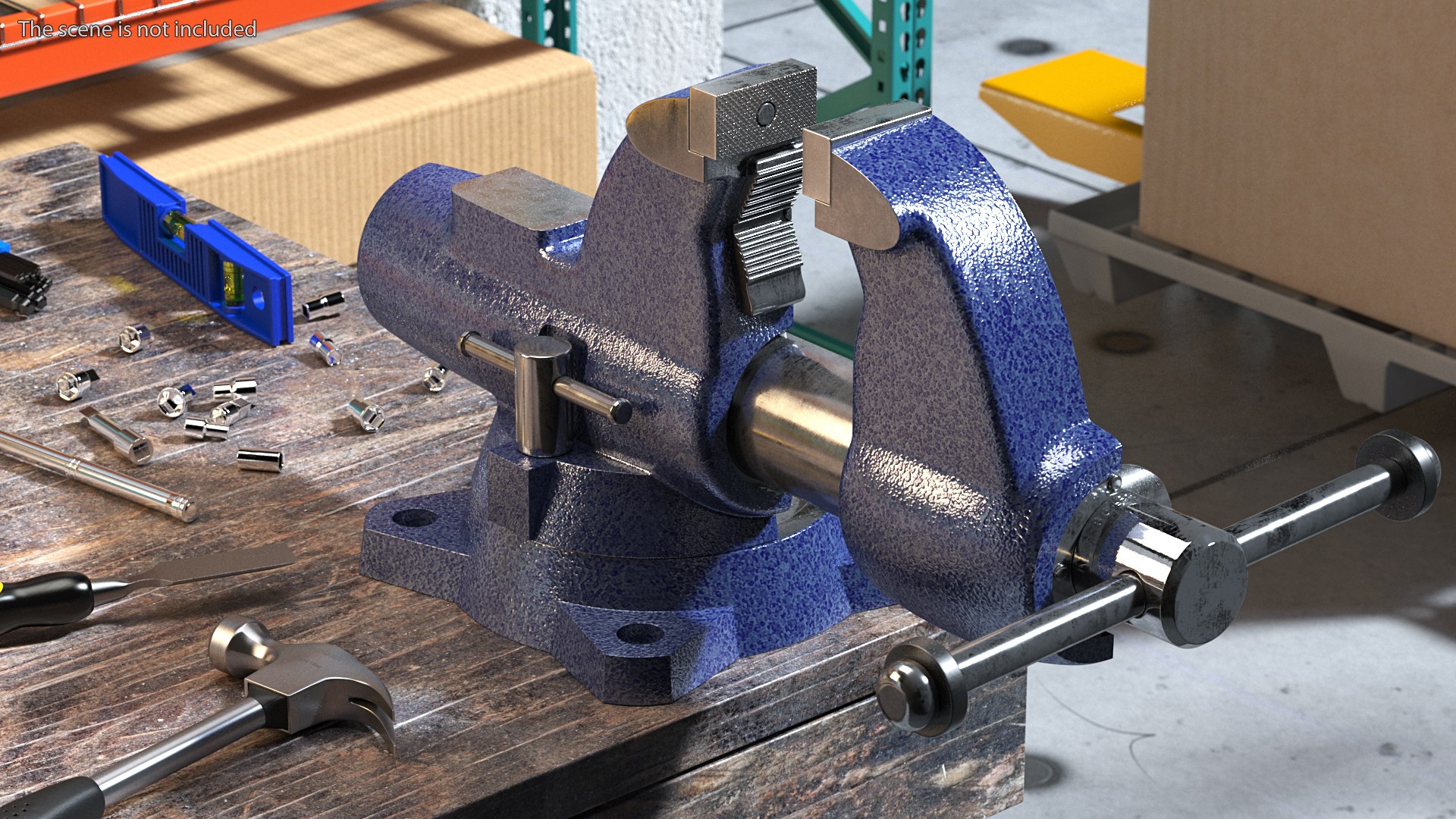Bench Vise Cross Section Model - TurboSquid 1677726