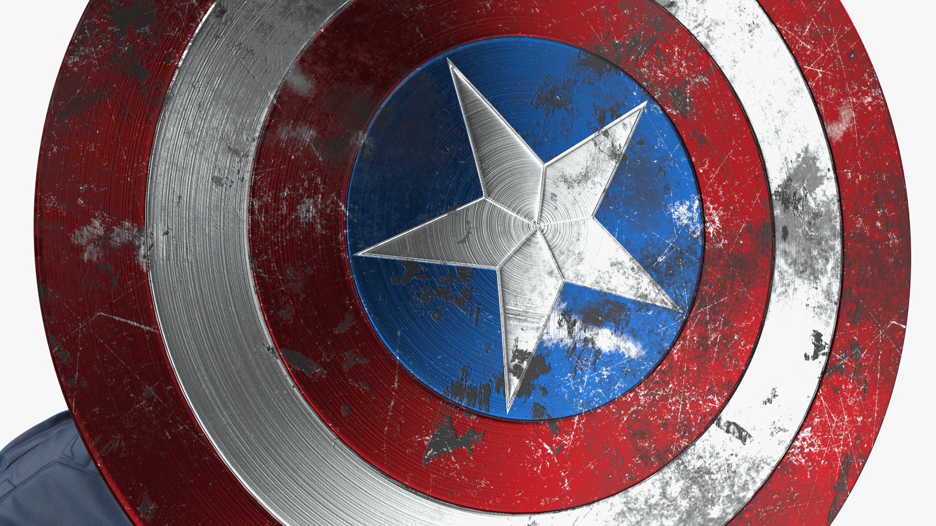 Captain America Attack Pose in Shabby Suit 3D model - TurboSquid 2045814
