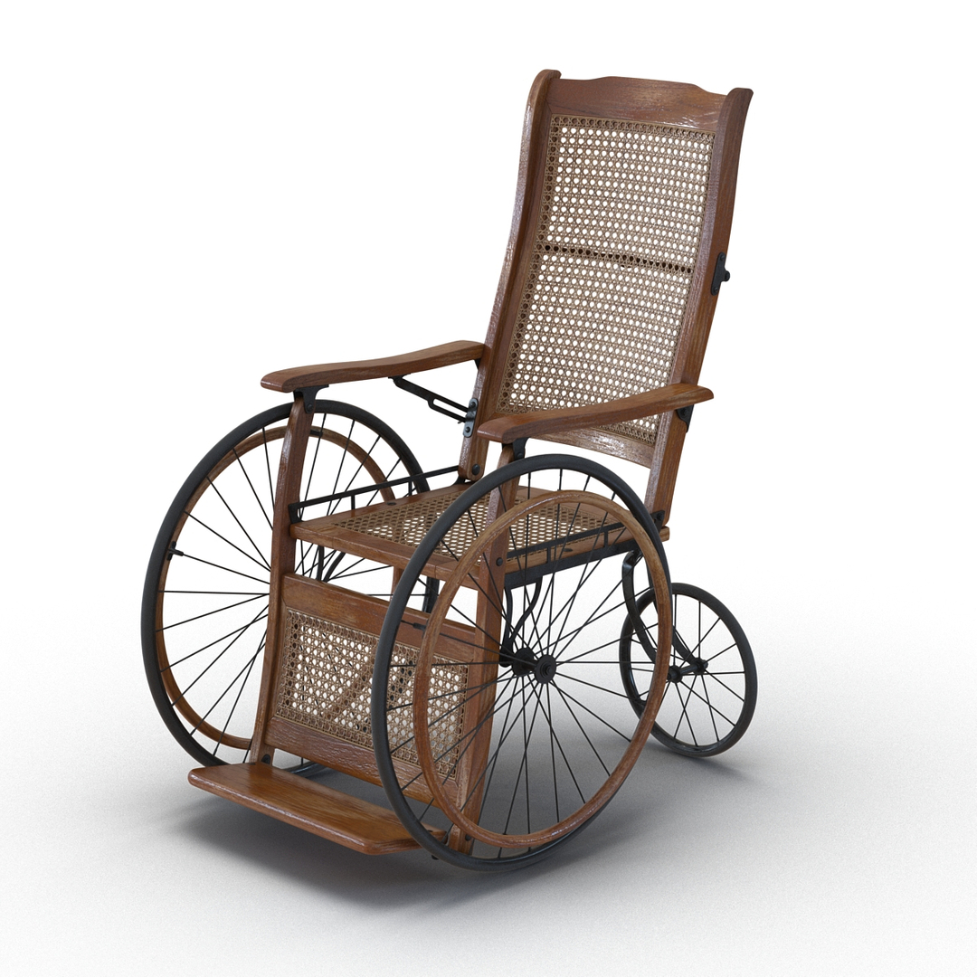 3D Rigged Elderly Woman With Wheelchair Collection For Modo ...