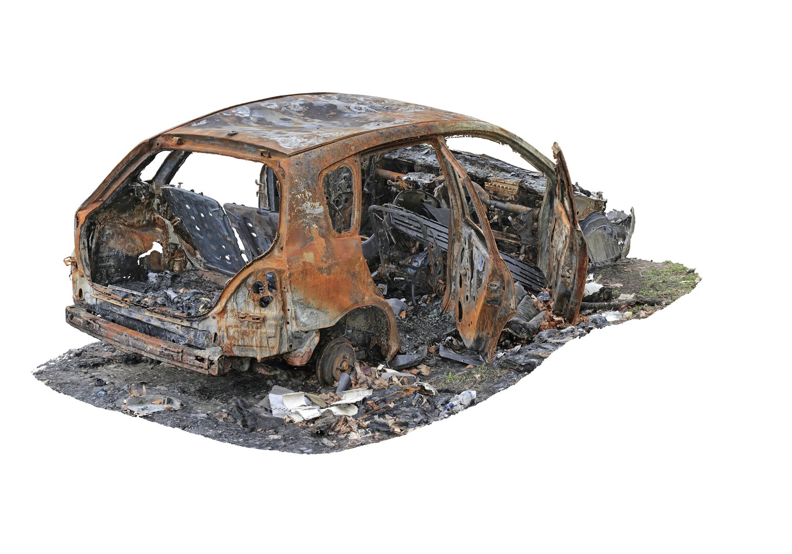 Car Wreck Pack 3D - TurboSquid 1861832