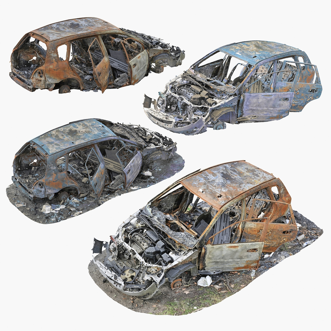 Car Wreck Pack 3D - TurboSquid 1861832