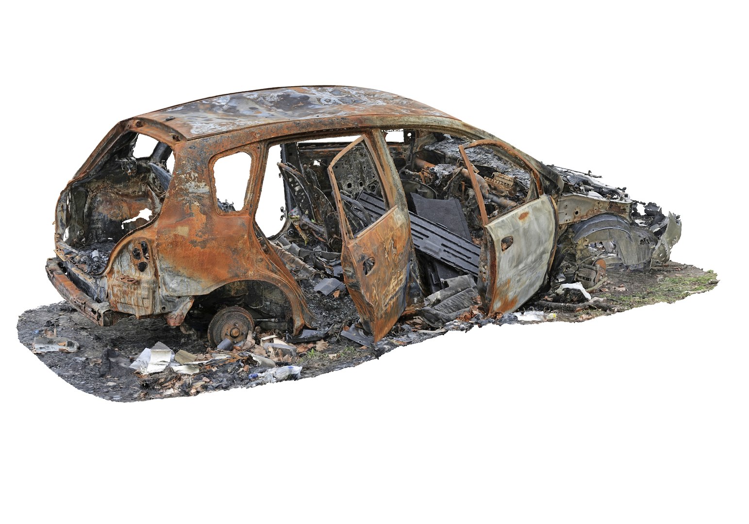 Car Wreck Pack 3D - TurboSquid 1861832