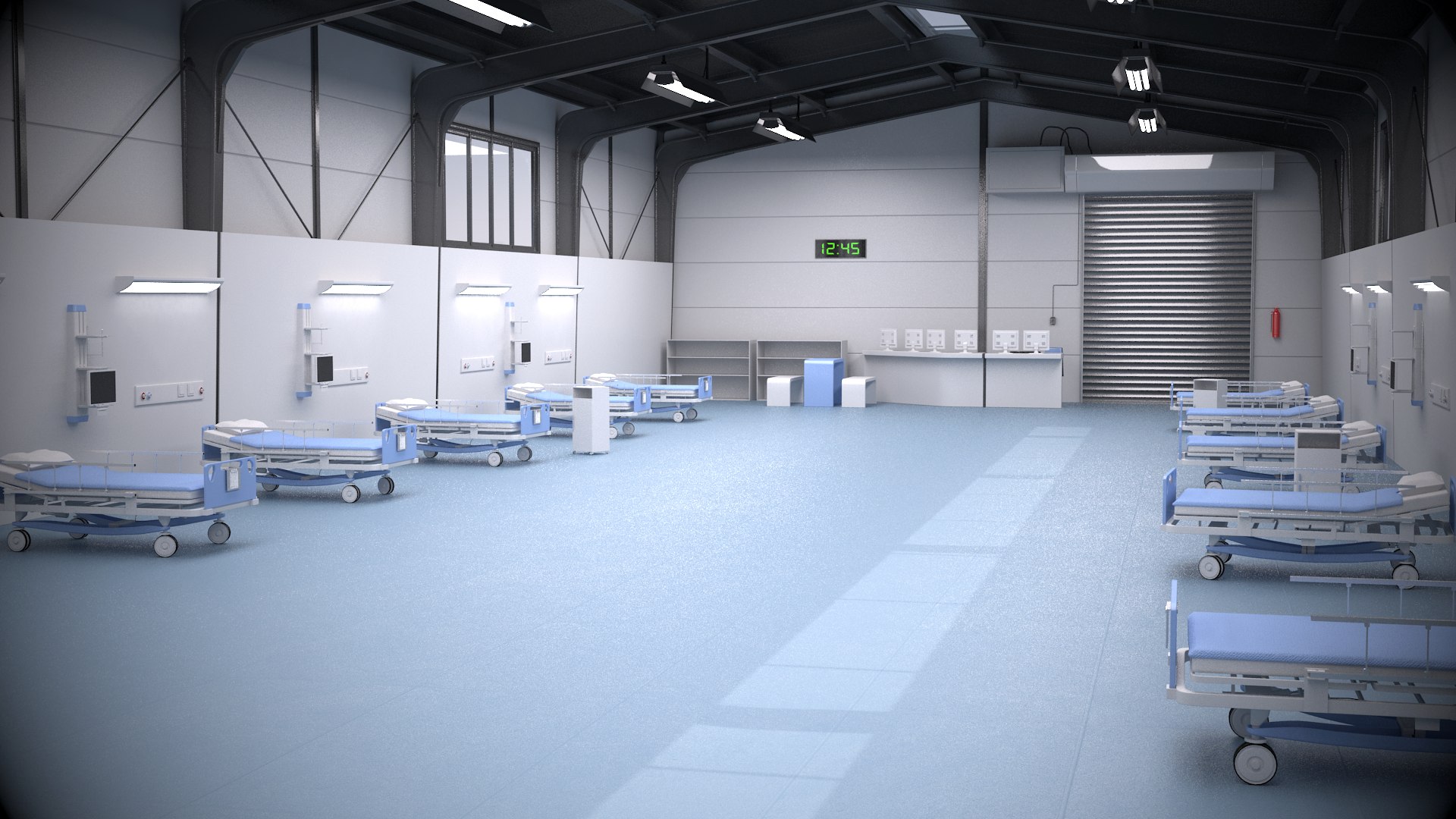 Hospital Ward Temporary 3D - TurboSquid 1652888