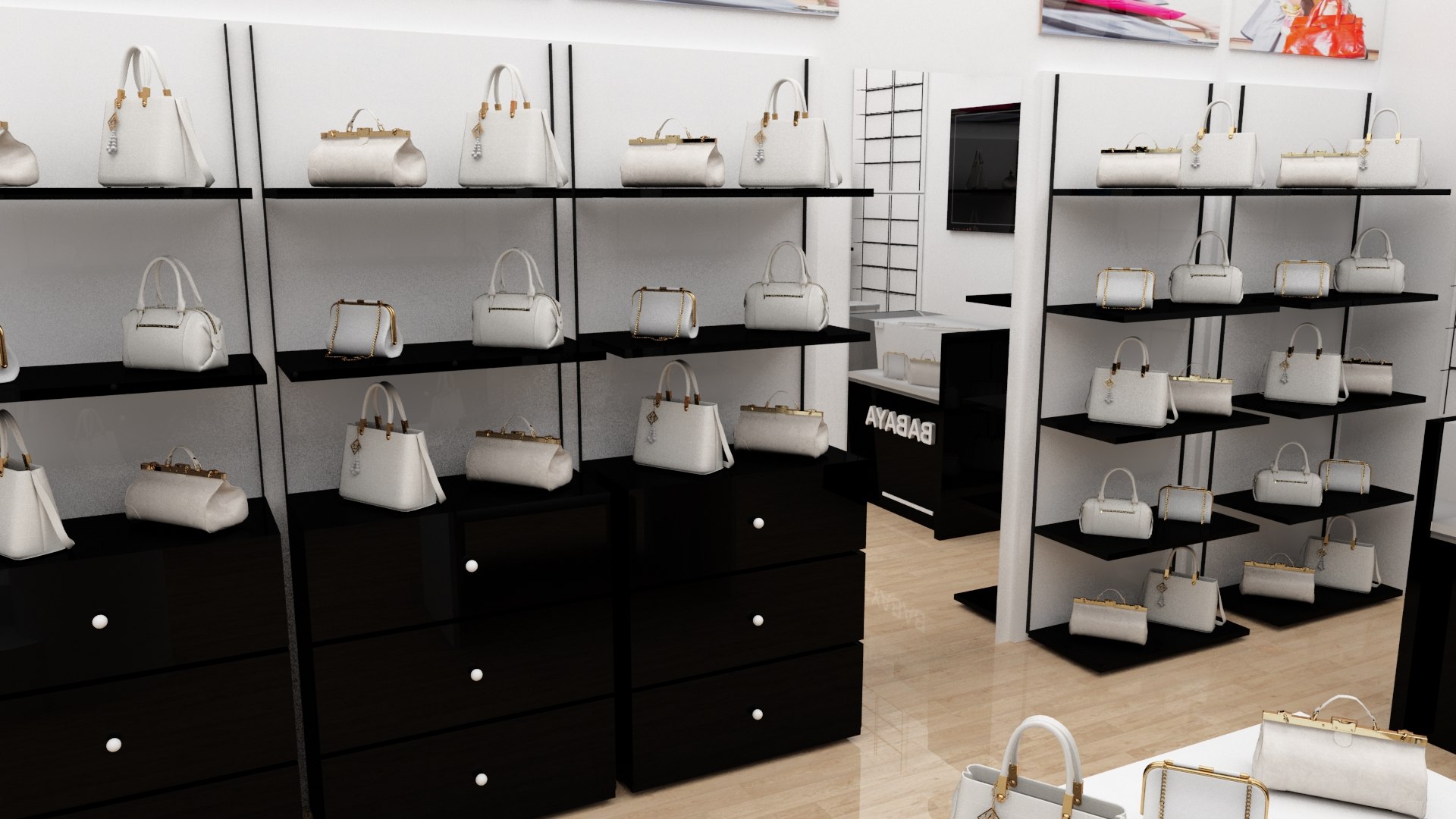 3D Bags Shop and Store 3d Max Model 2018 - Vray model - TurboSquid 2174524