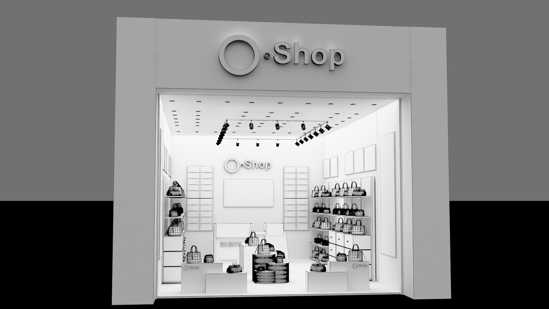 3D Bags Shop and Store 3d Max Model 2018 - Vray model - TurboSquid 2174524