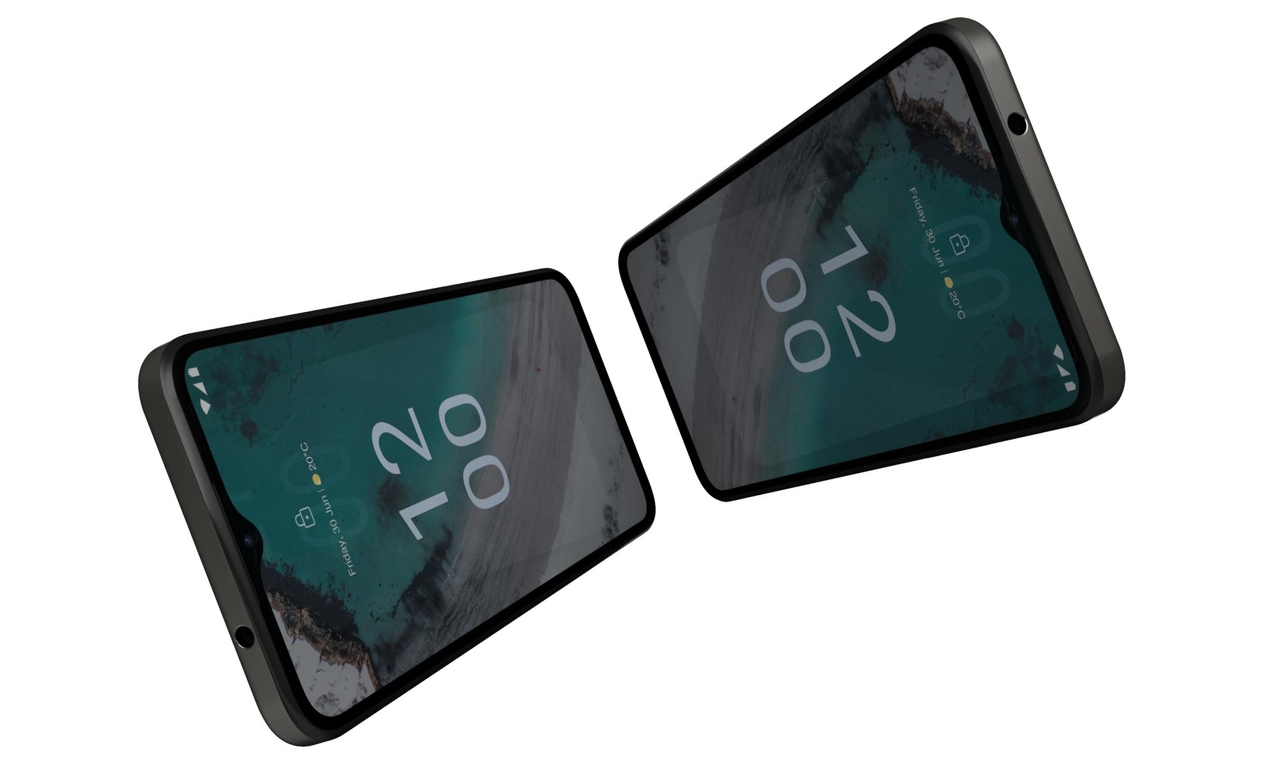 3D Nokia C32 Charcoal - TurboSquid 2070371