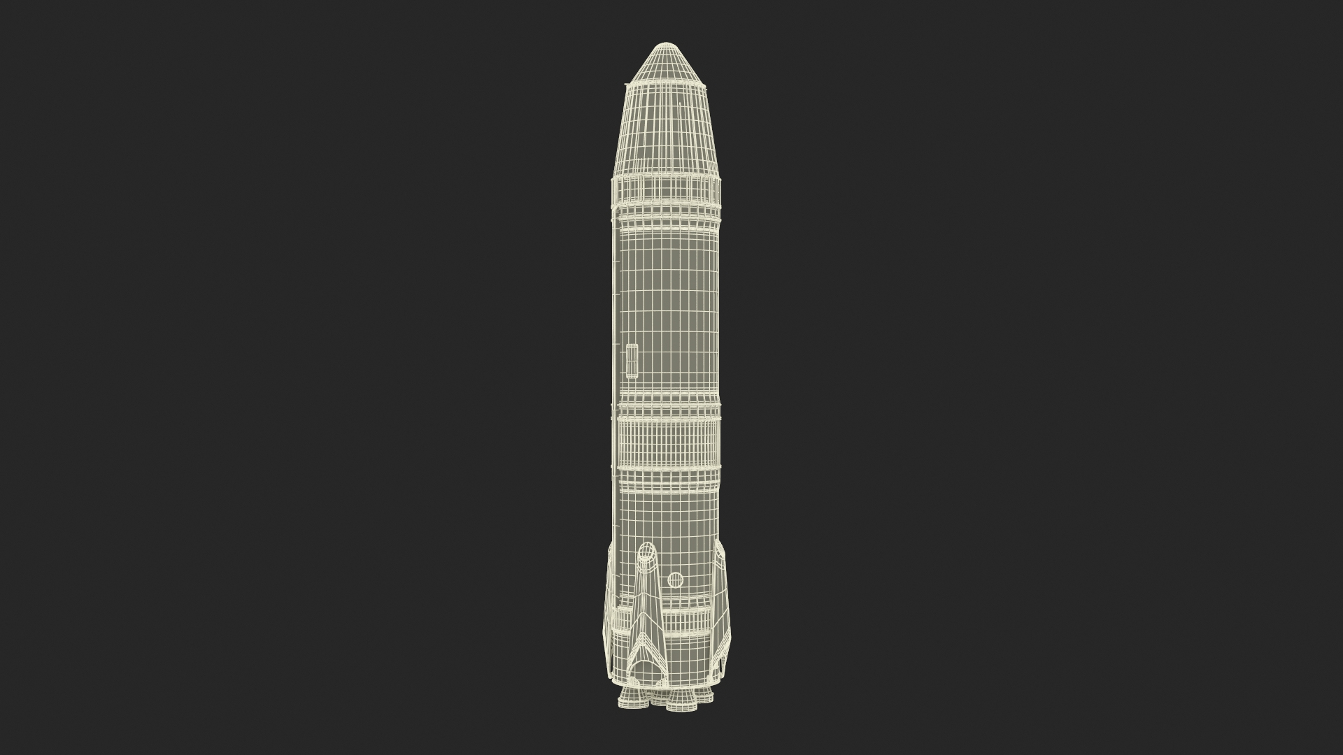 3D Deep Blue Aerospace Nebula Rocket Rigged - TurboSquid 2329788