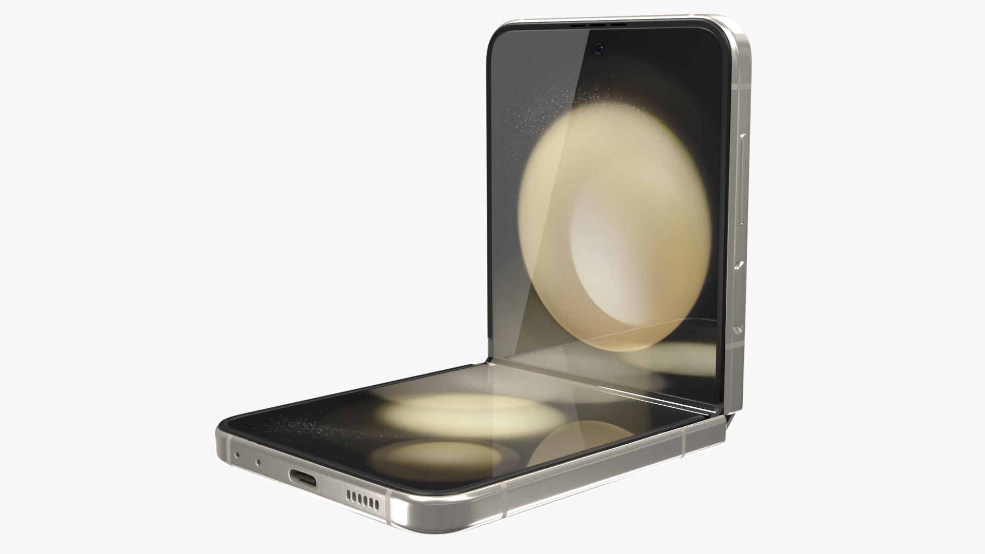 3D Samsung Galaxy Z Flip 5 Cream - TurboSquid 2105714
