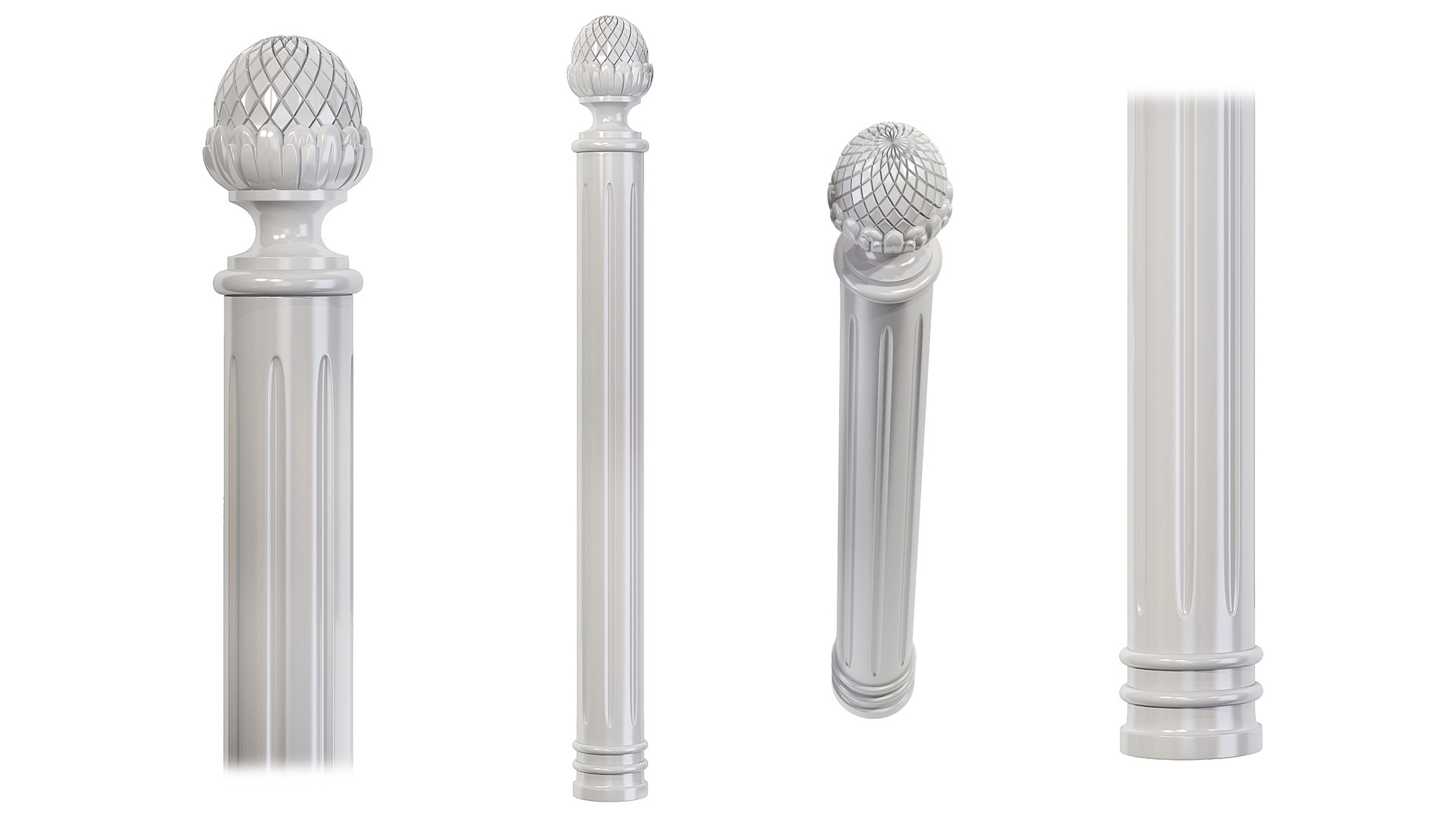 3D Classic Baluster 02 - TurboSquid 2066898