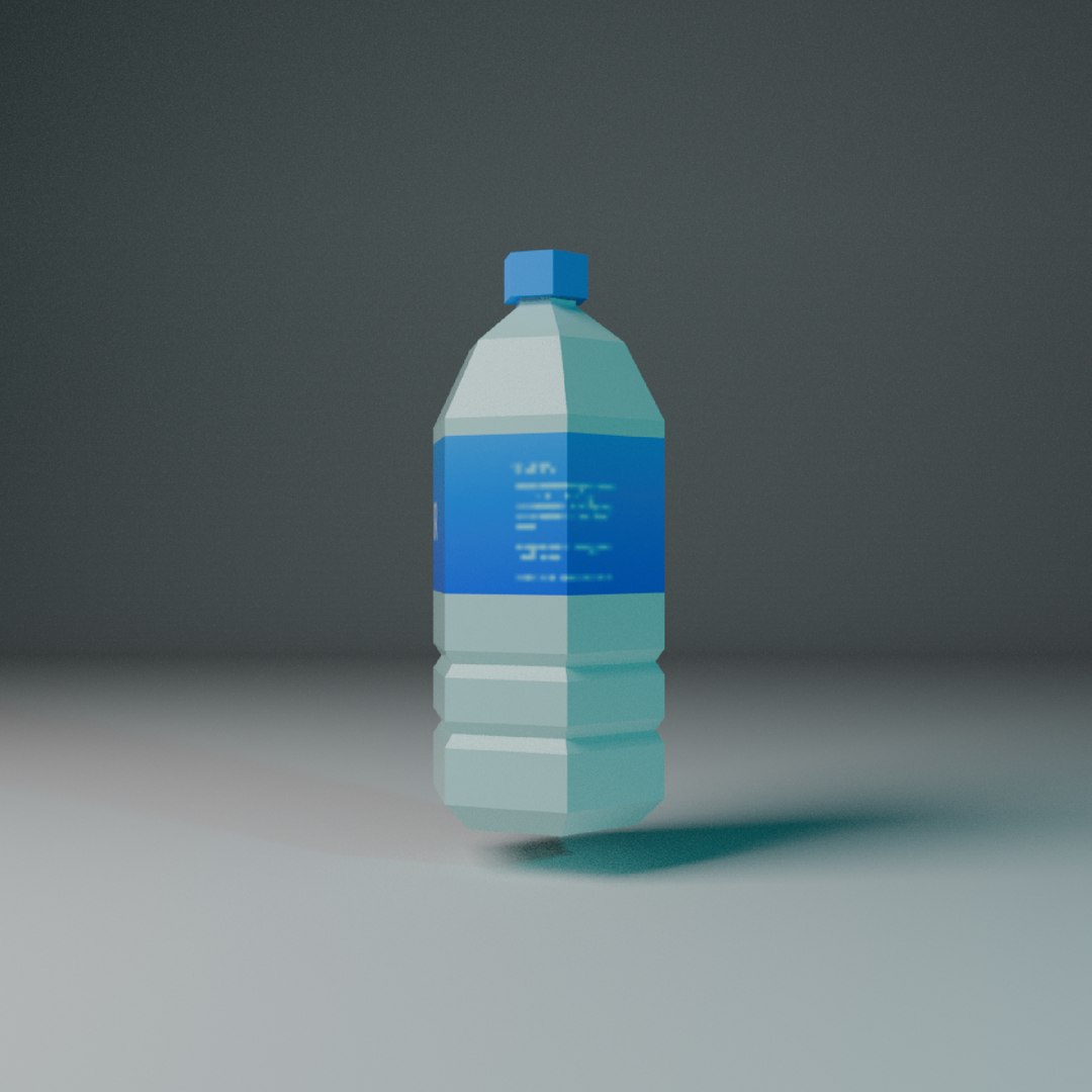 Bottled Water Game Asset Low-poly Psx 3D - TurboSquid 2350368