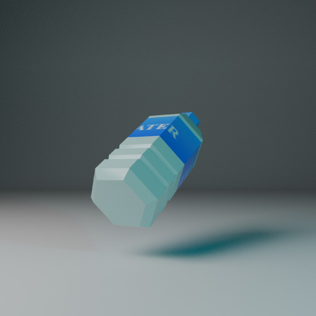 Bottled Water Game Asset Low-poly Psx 3D - TurboSquid 2350368