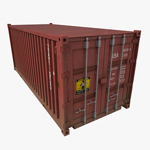 3D model shipping container - TurboSquid 1606880