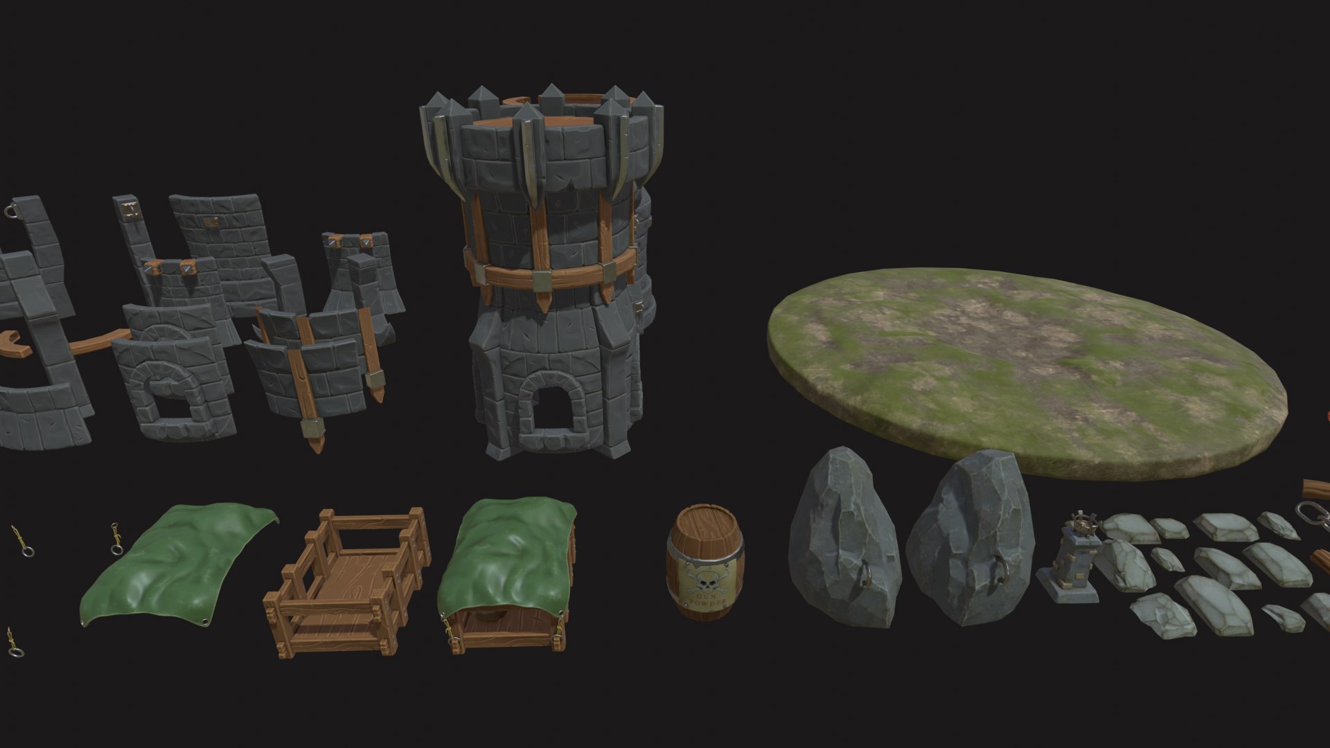 3D Tower Defense Constructor - TurboSquid 2236059