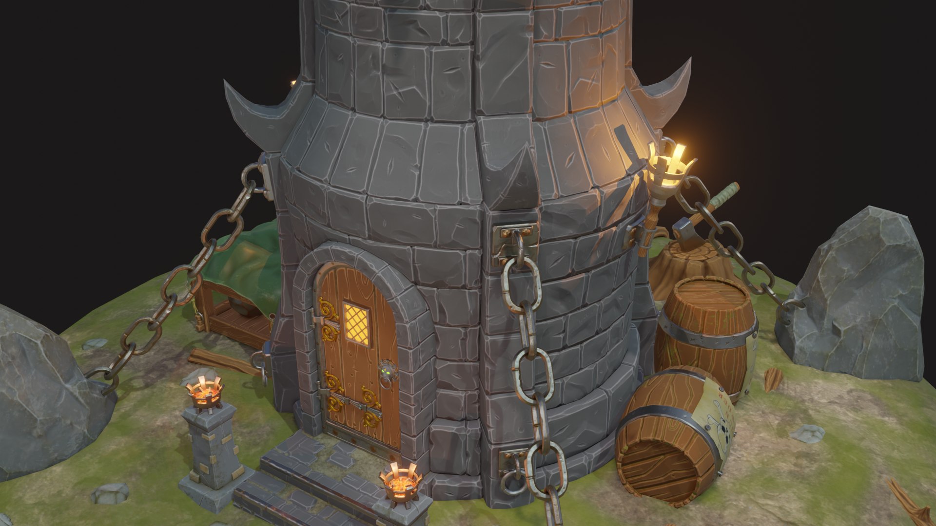 3D Tower Defense Constructor - TurboSquid 2236059