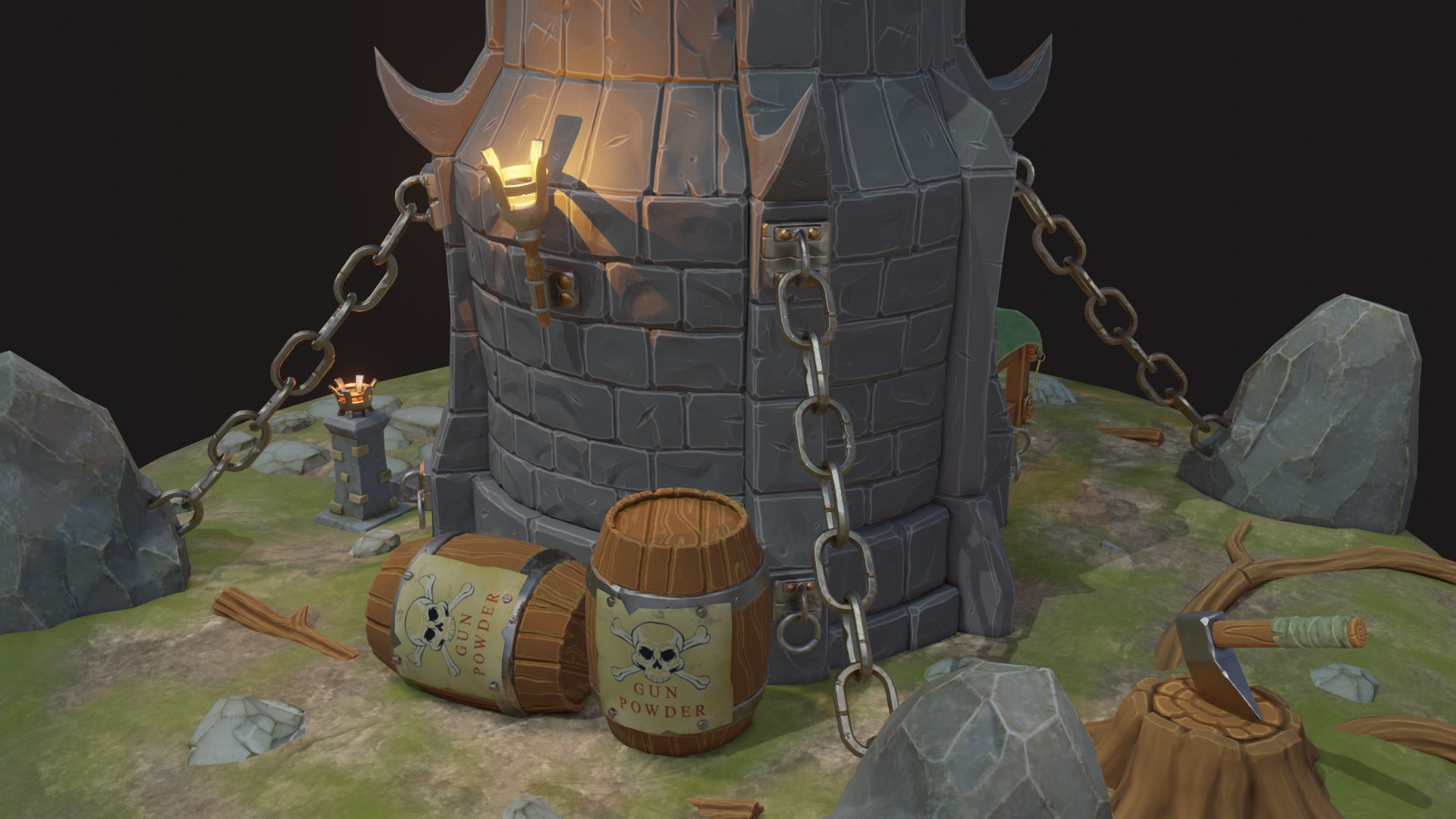 3D Tower Defense Constructor - TurboSquid 2236059