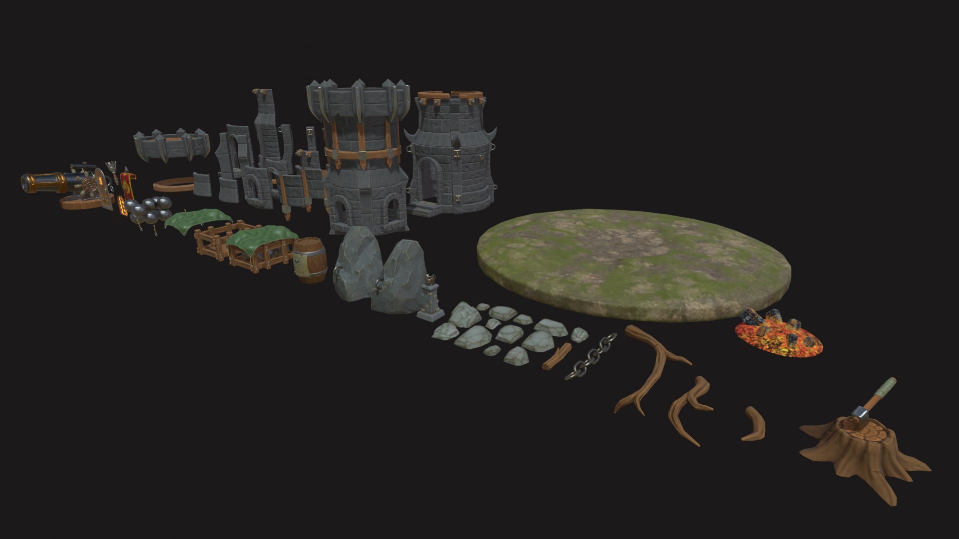 3D Tower Defense Constructor - TurboSquid 2236059