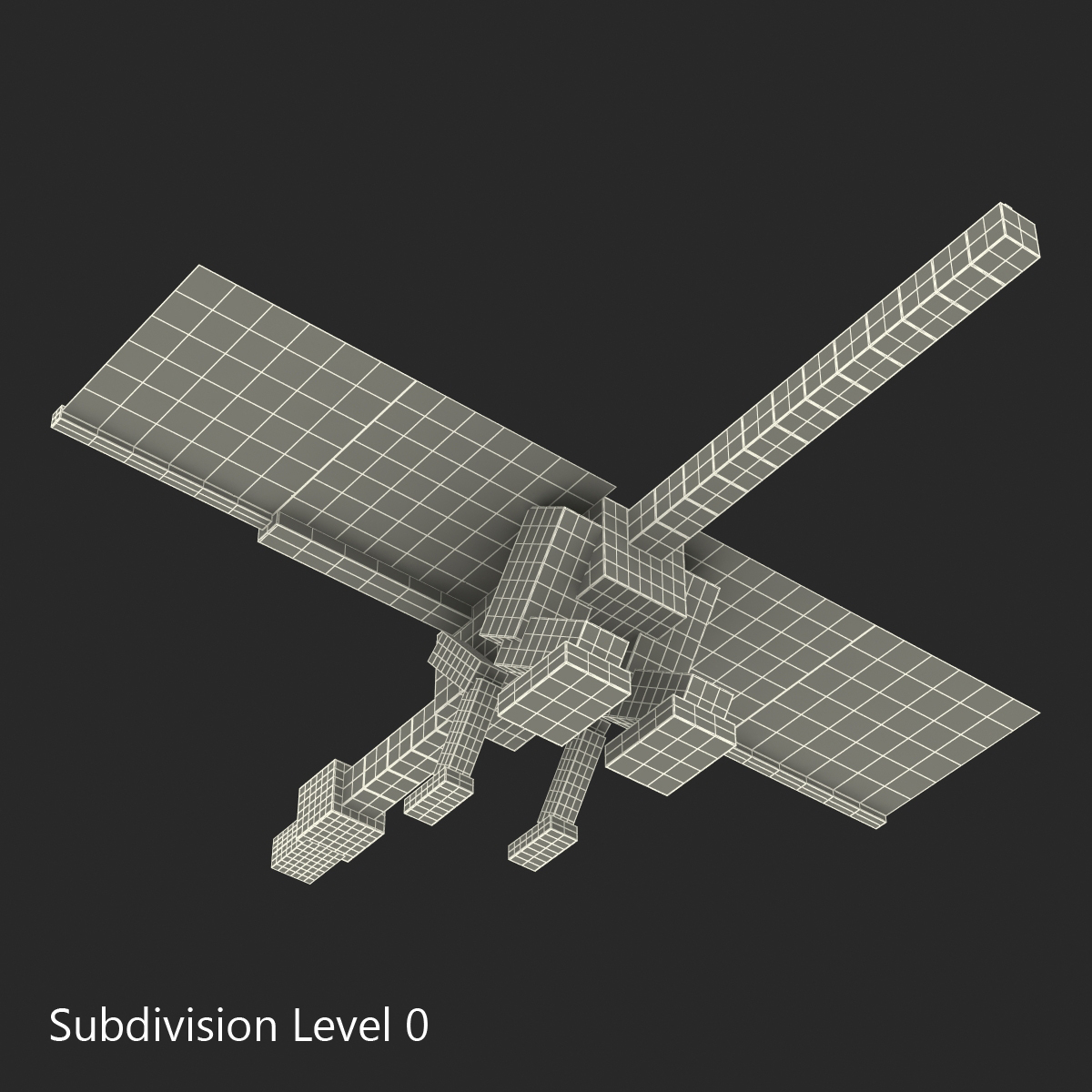3d minecraft ender dragon rigged
