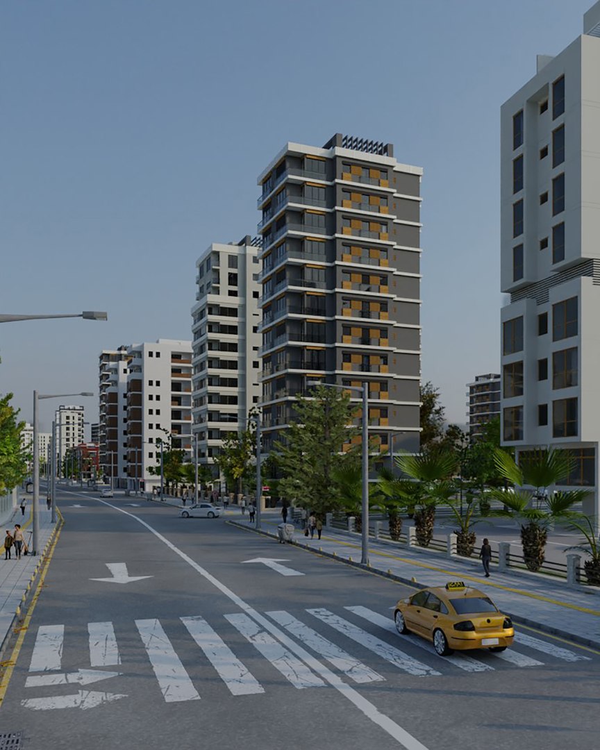 3D Sketchup City Model V1 - TurboSquid 2237185