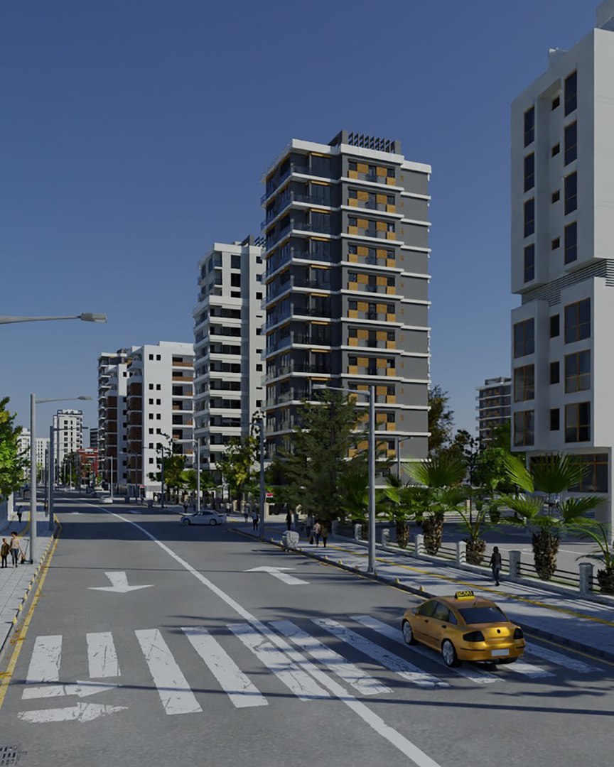 3D Sketchup City Model V1 - TurboSquid 2237185