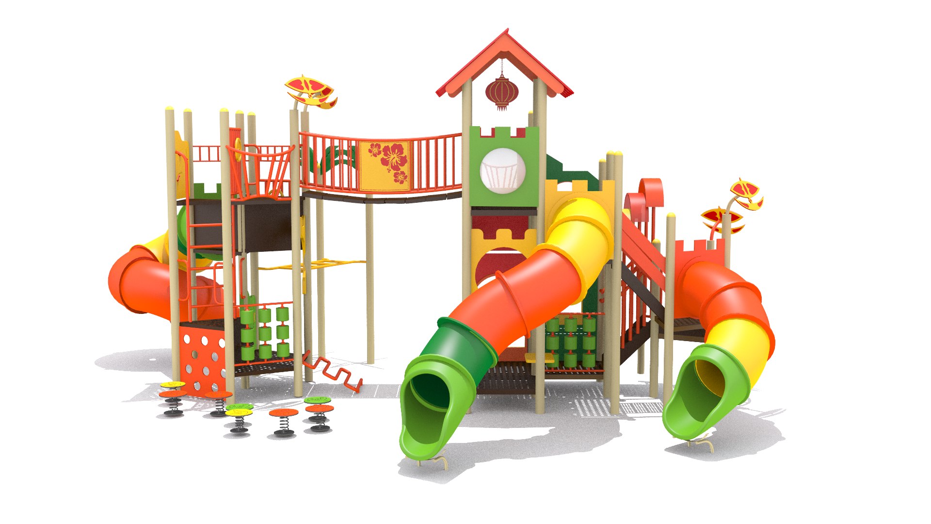 3D Double Decker Playground - TurboSquid 1779201