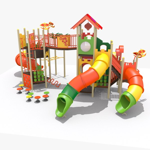 3D Double Decker Playground - TurboSquid 1779201