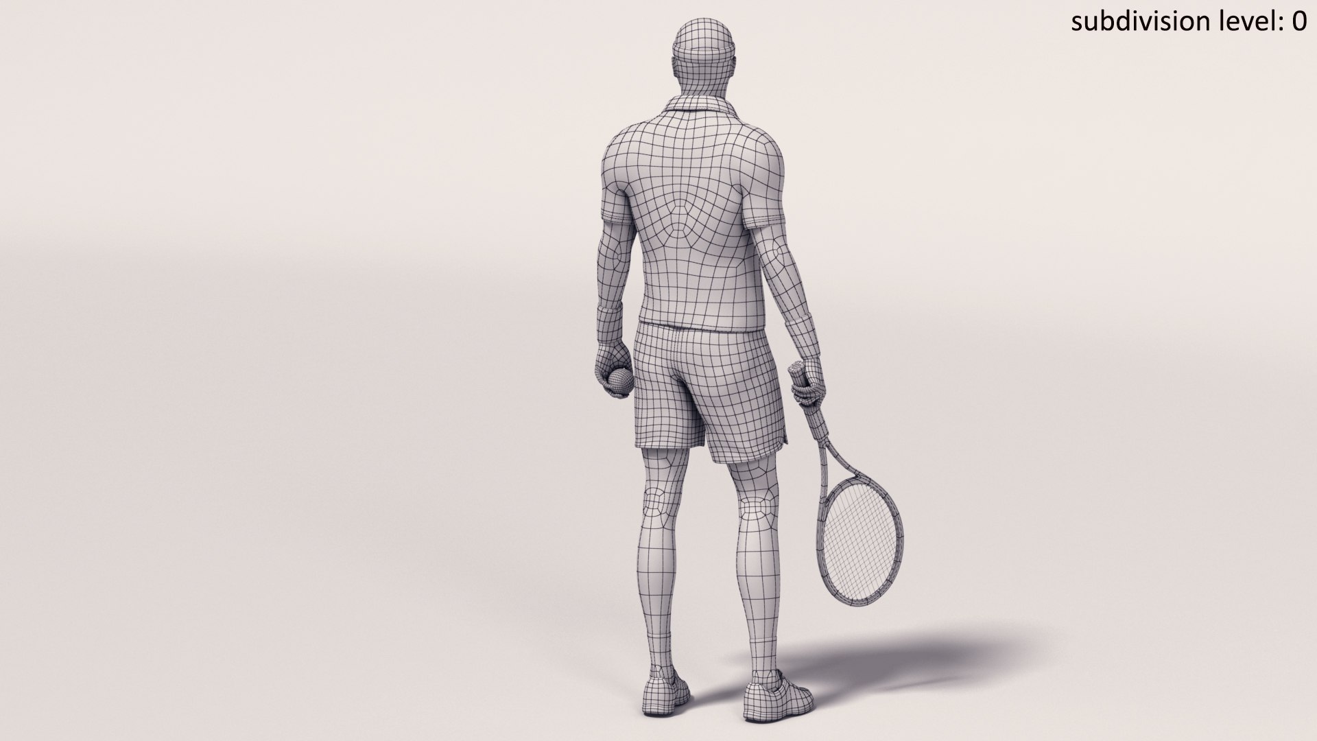 3D Model Male Tennis Player Animated HQ - TurboSquid 1782002