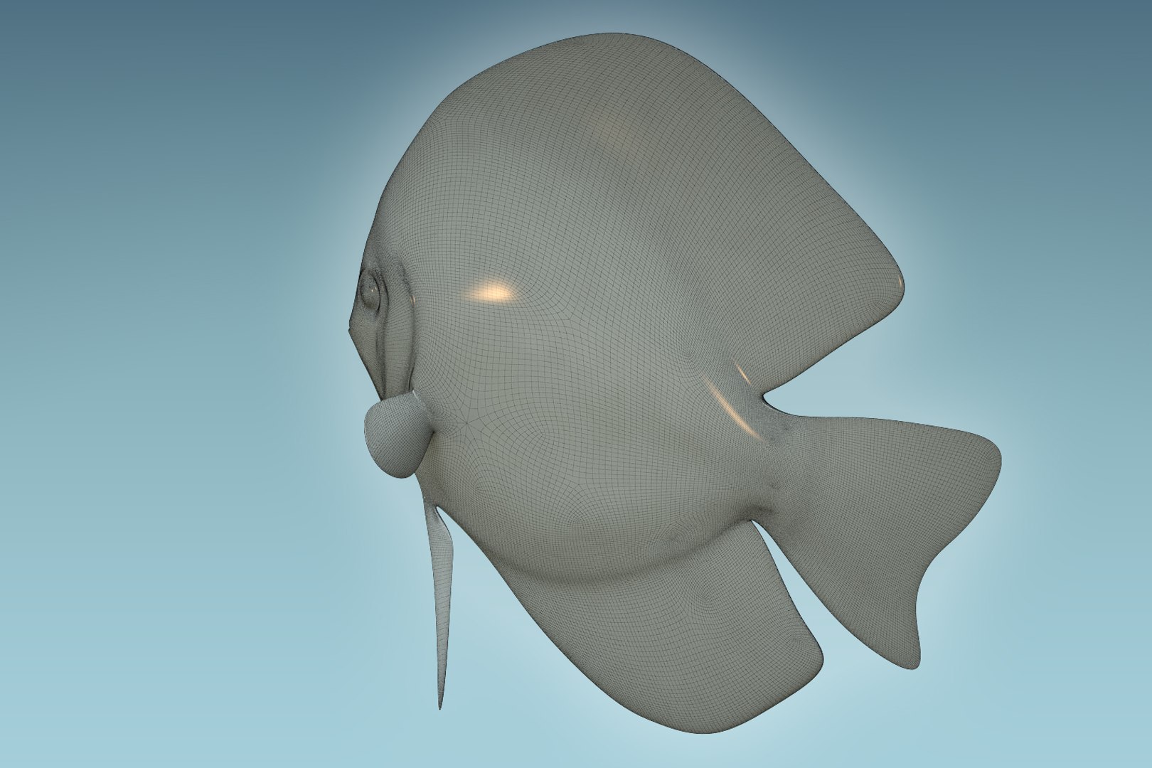 3D discus fish 2 - TurboSquid 1208860
