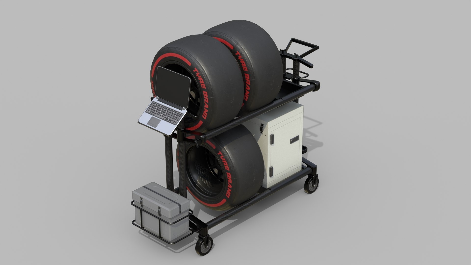 Pit Lane Trolley 3 New 3D - TurboSquid 2293570