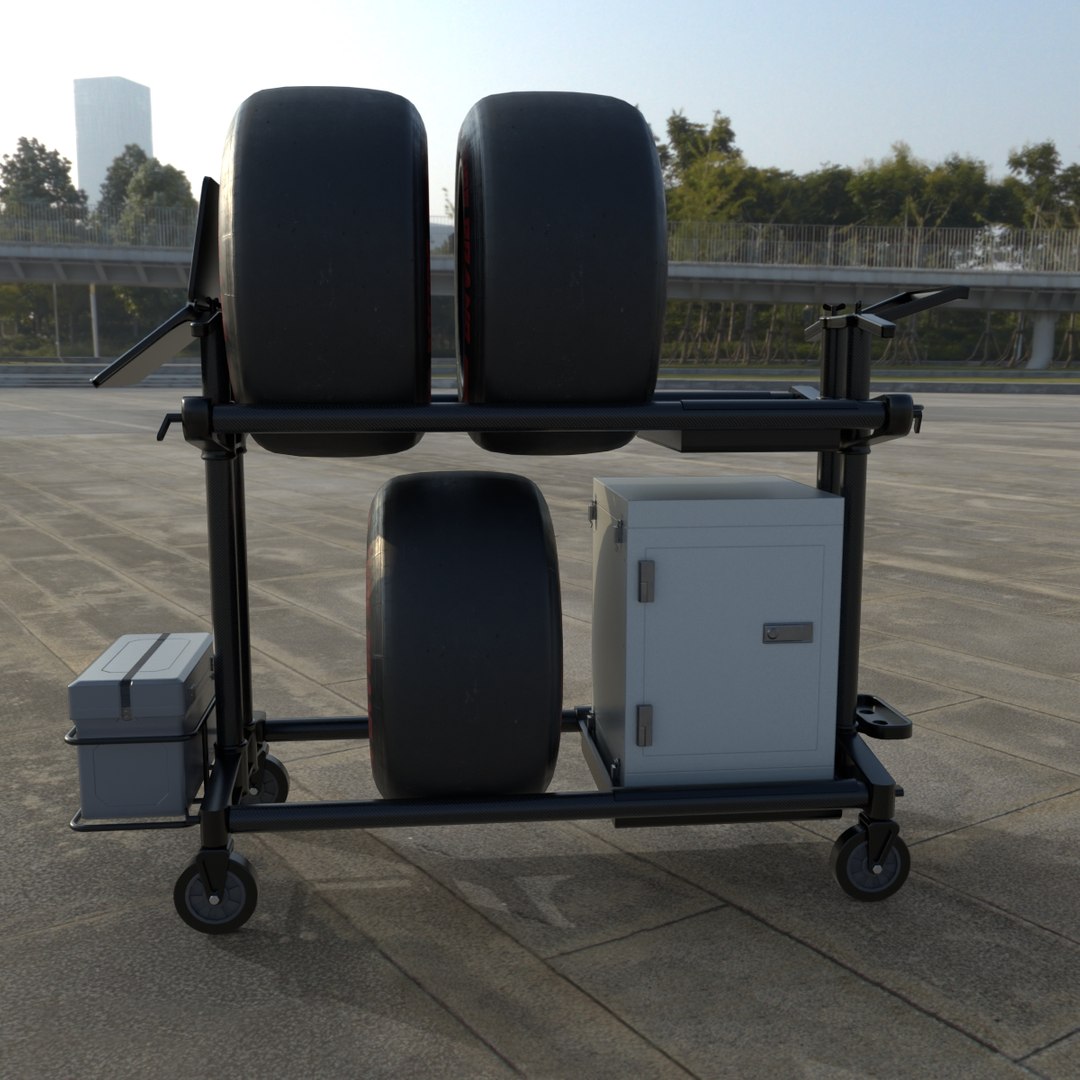 Pit Lane Trolley 3 New 3D - TurboSquid 2293570