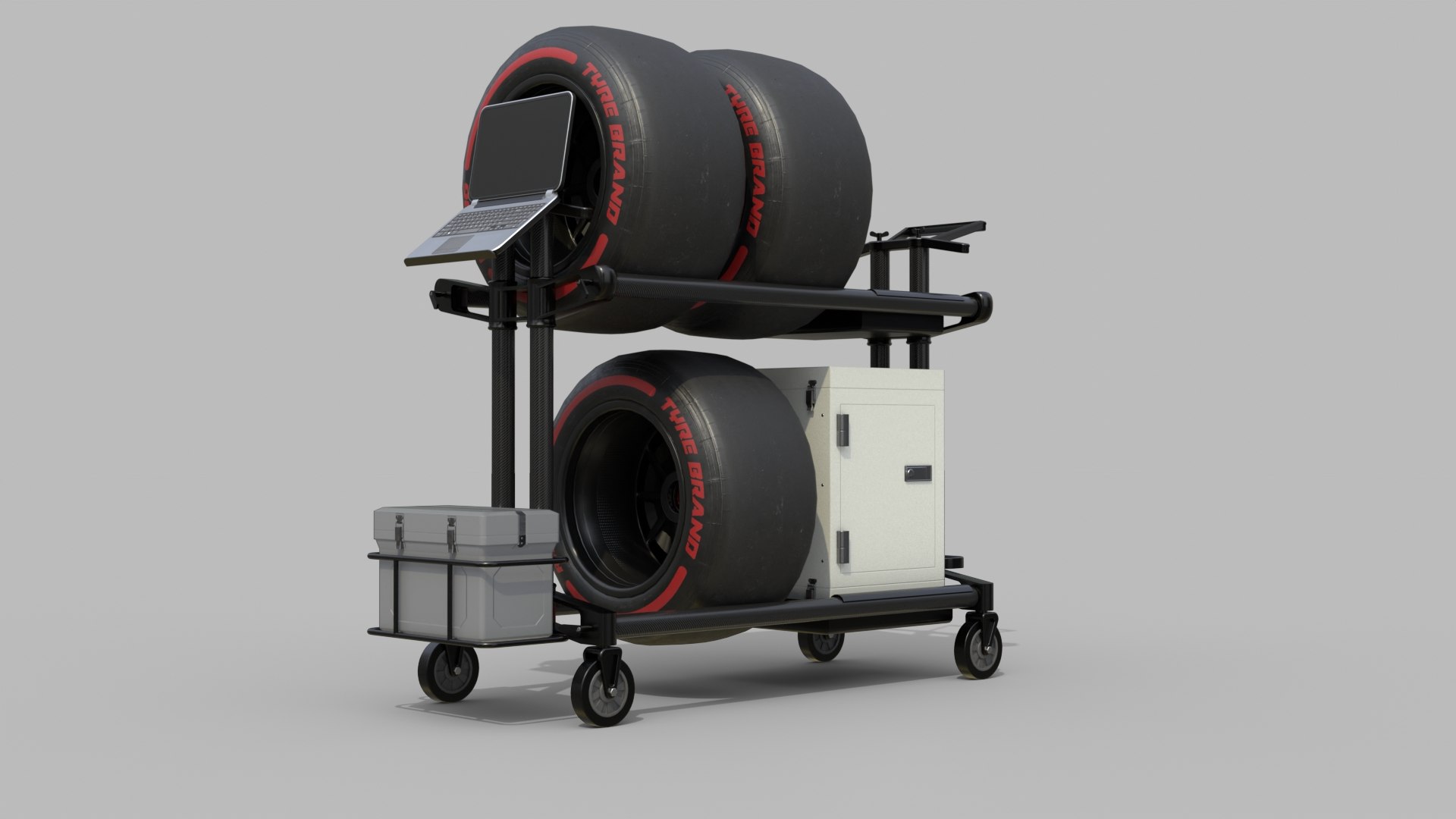 Pit Lane Trolley 3 New 3D - TurboSquid 2293570