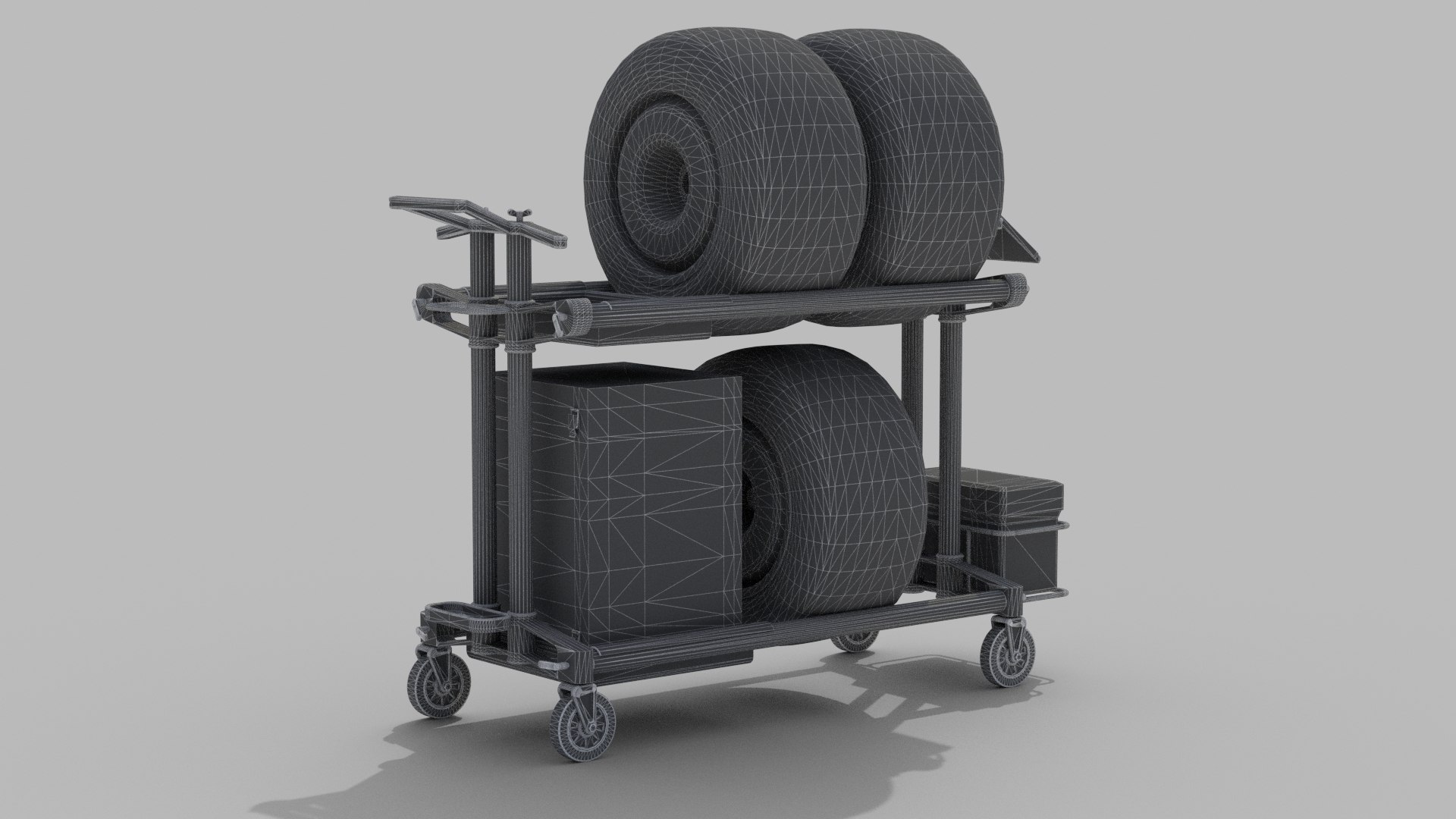 Pit Lane Trolley 3 New 3D - TurboSquid 2293570