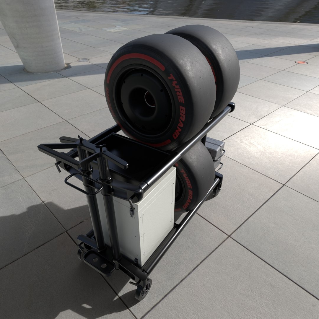 Pit Lane Trolley 3 New 3D - TurboSquid 2293570
