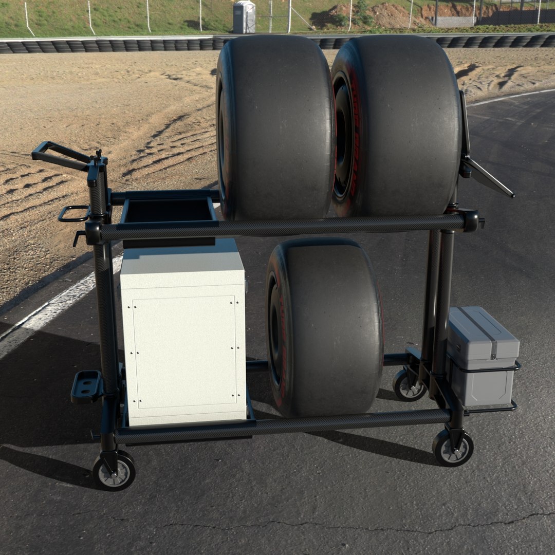 Pit Lane Trolley 3 New 3D - TurboSquid 2293570