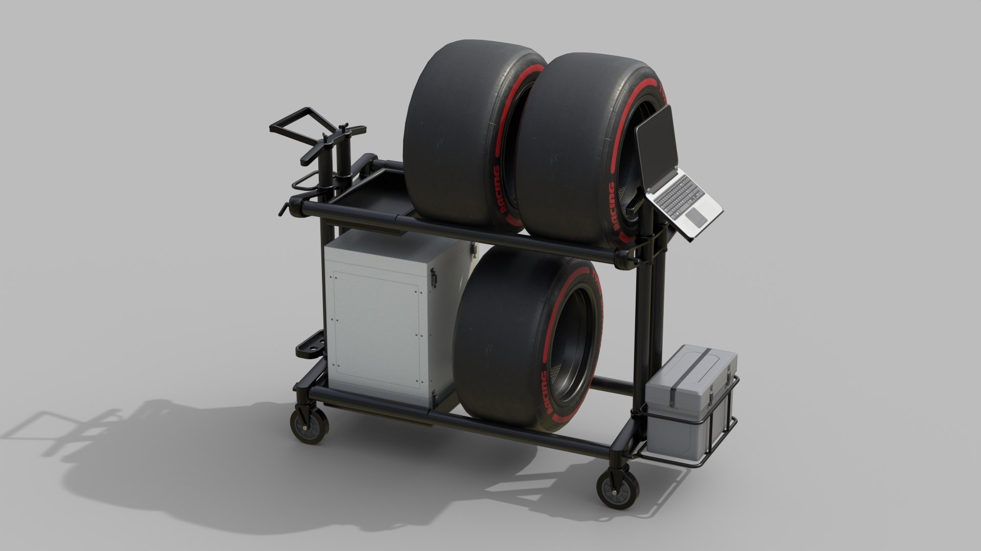 Pit Lane Trolley 3 New 3D - TurboSquid 2293570