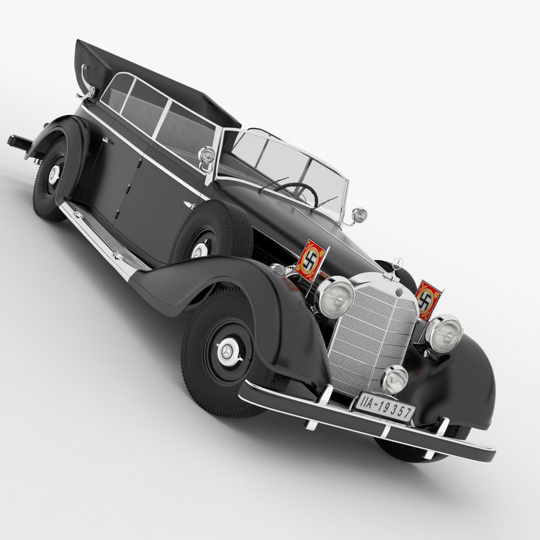 3d mercedes car model