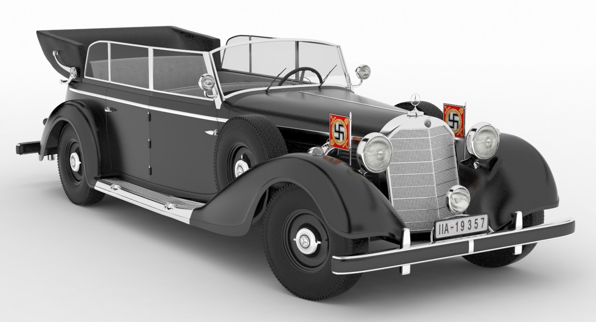 3d mercedes car model