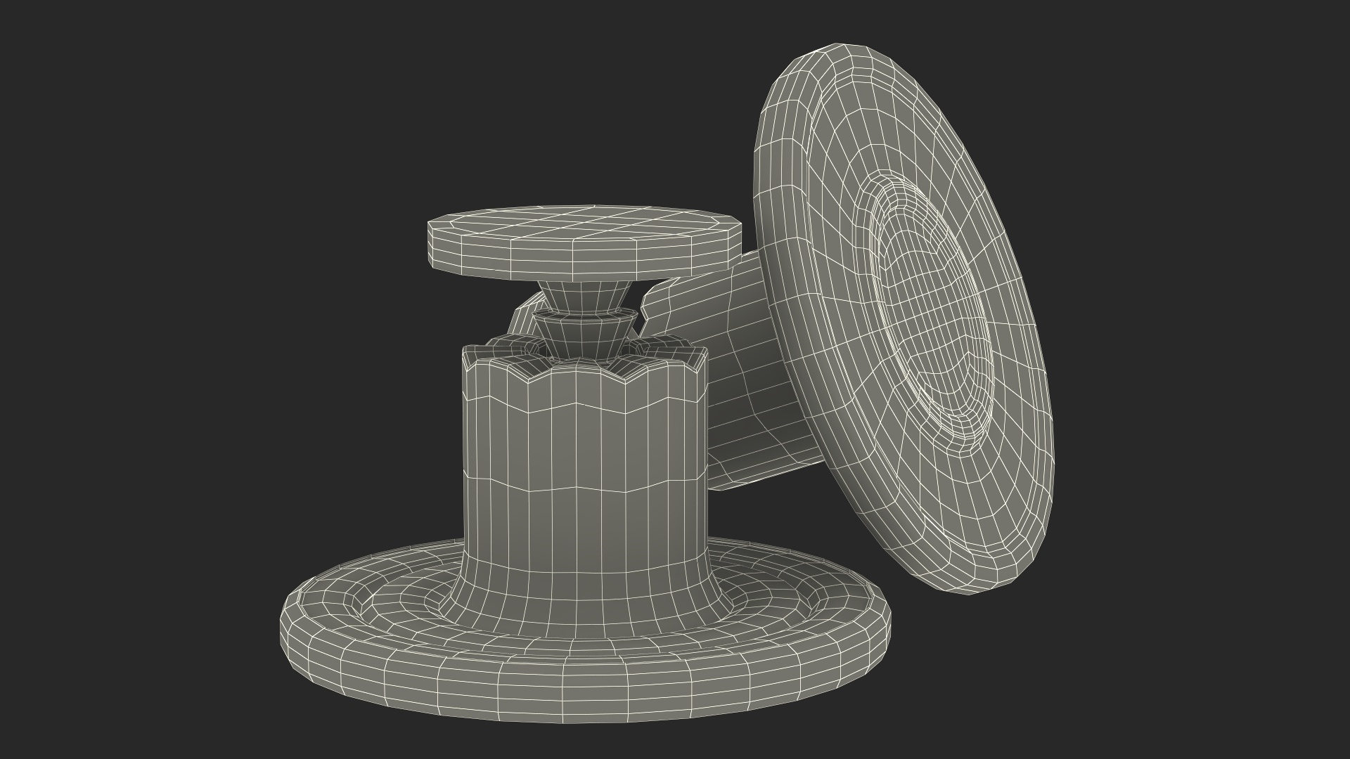 3D Silver Metal Button Model - TurboSquid 2389945