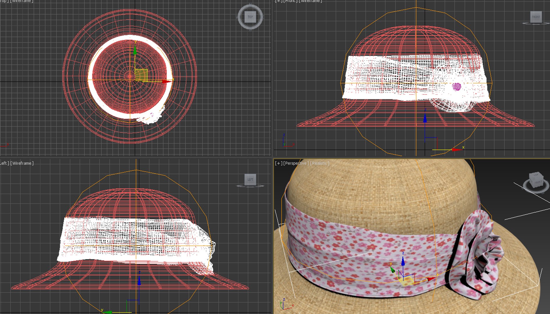 Sun Hat 3d Model