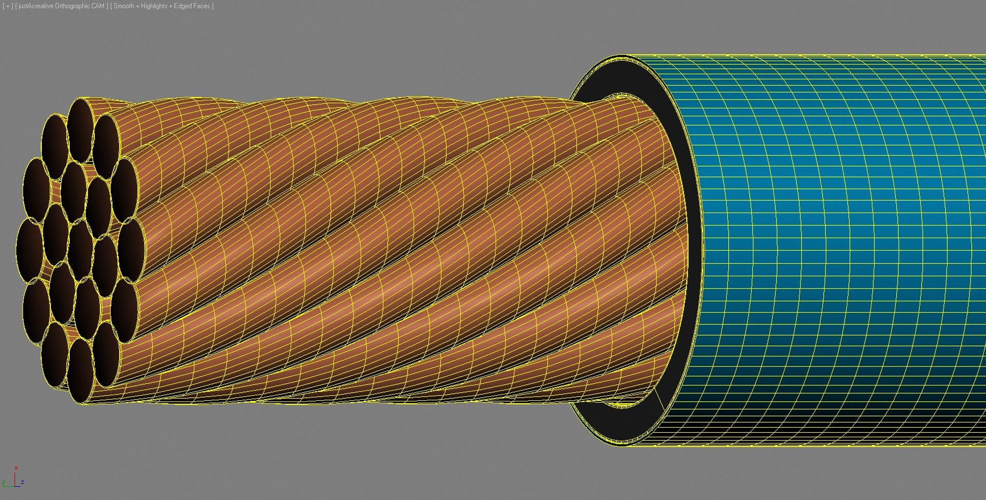 electrical cables building wire 3d model